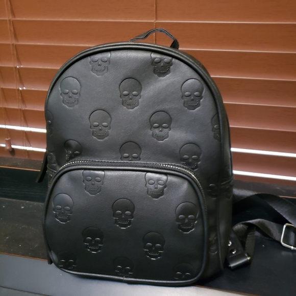 MAD Engine | Bags | Viral Tiktok Skull Faux Leather Backpack | Poshmark